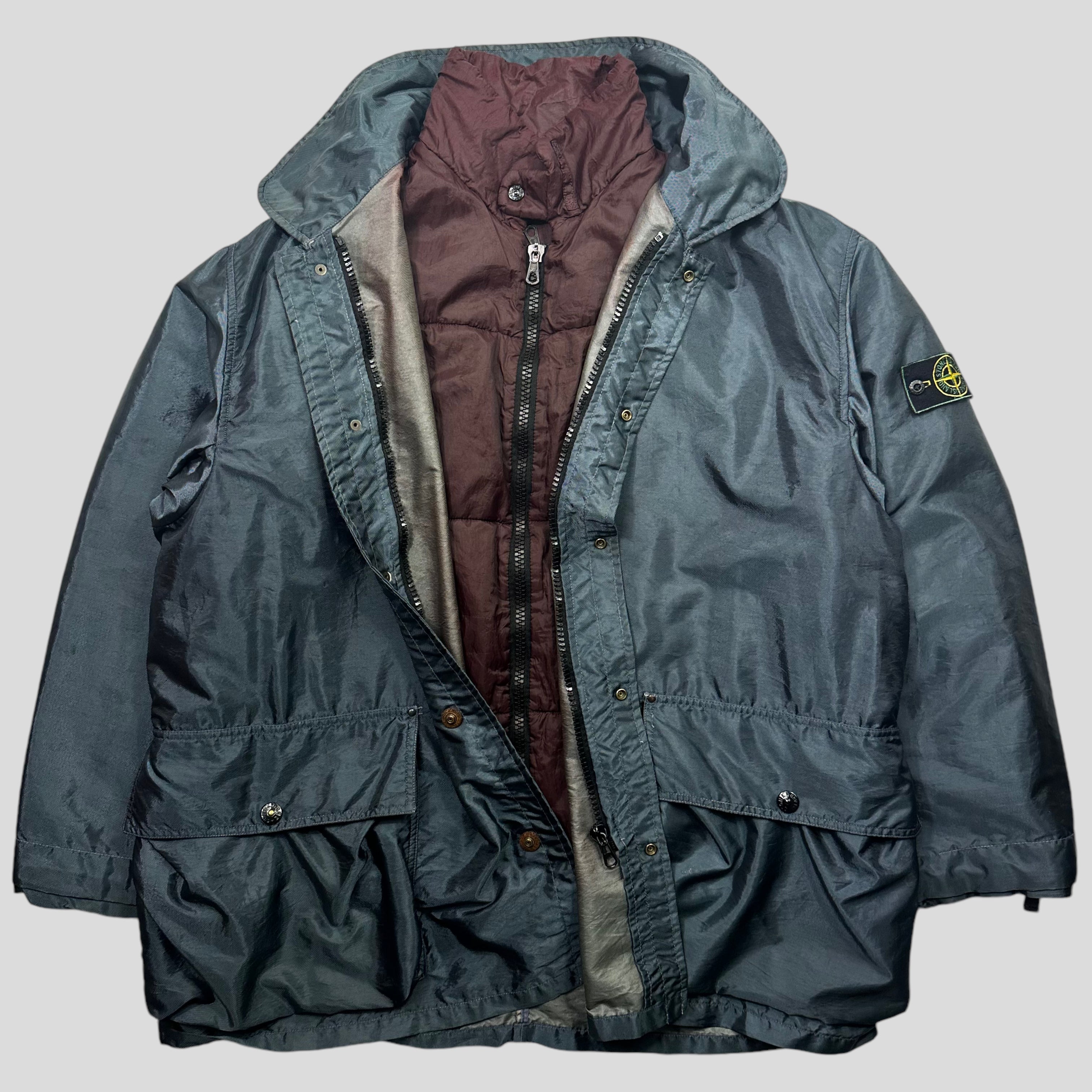 Stone Island AW95 3 in 1 Formula Steel Jacket + Nylon Down Puffer - XL ...